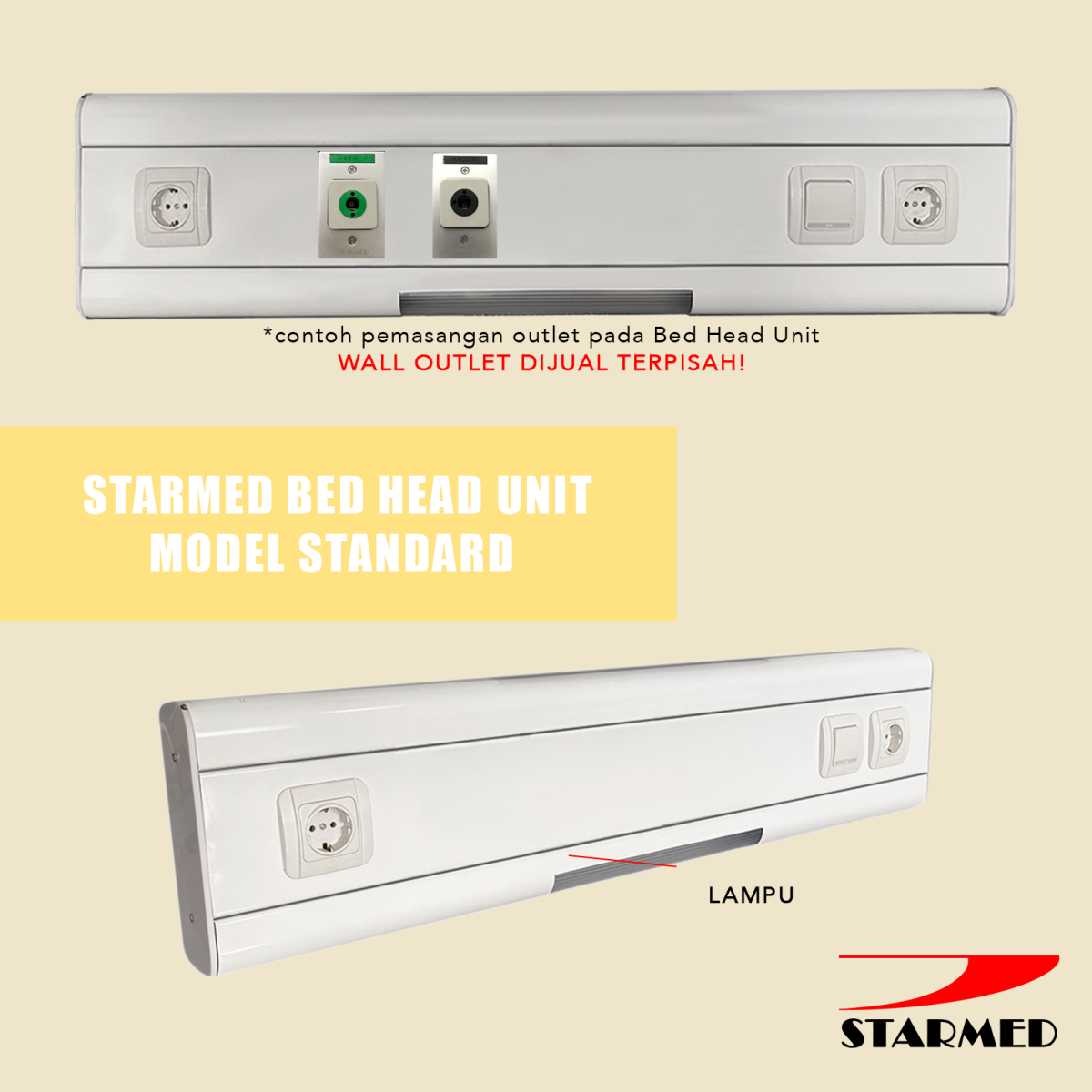 Starmed Bed Head Unit – Model Standard – Starmed